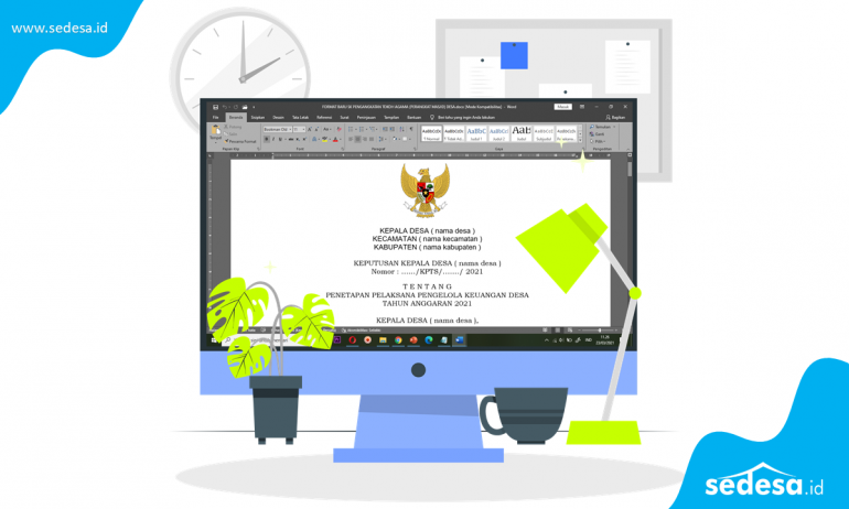 Contoh SK PPKD Tahun Anggaran 2021 Penetapan Pelaksana Pengelola ...